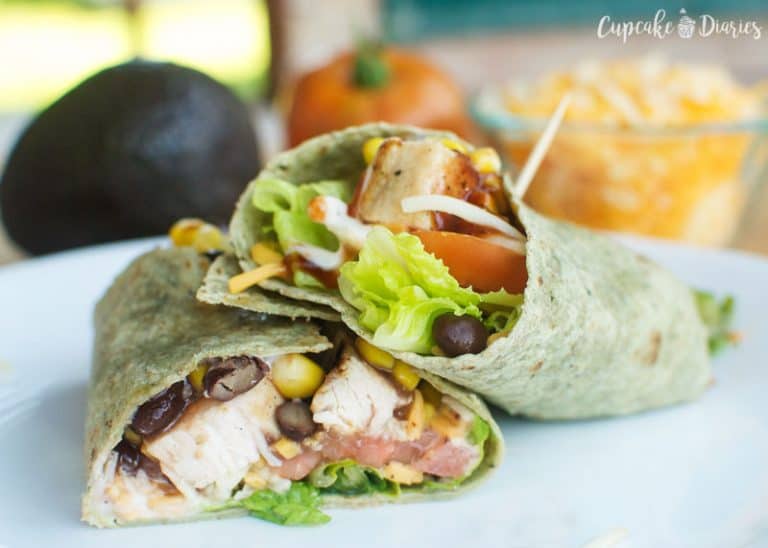 BBQ Chicken Wraps