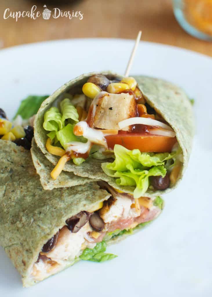 BBQ Chicken Wraps