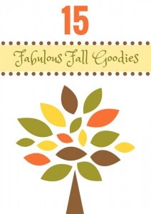 15 Fabulous Fall Goodies - Cupcake Diaries