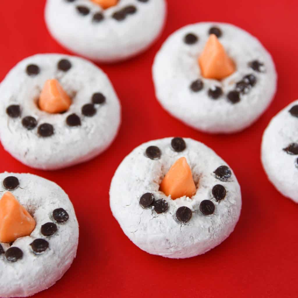 Snowman Donuts