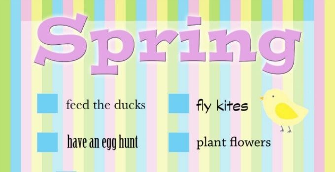 Spring Bucket List {FREE Printable!} - Cupcake Diaries