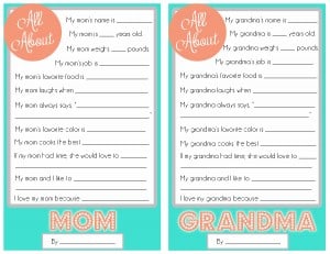 Mother’s Day Questionnaire {A FREE Printable for the Kids!} - Cupcake ...