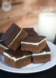 Mint Brownies - Cupcake Diaries