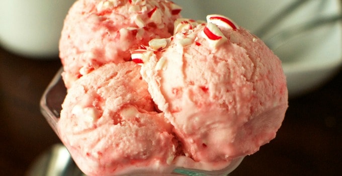 No Churn Candy Cane Ice Cream - Cupcake Diaries