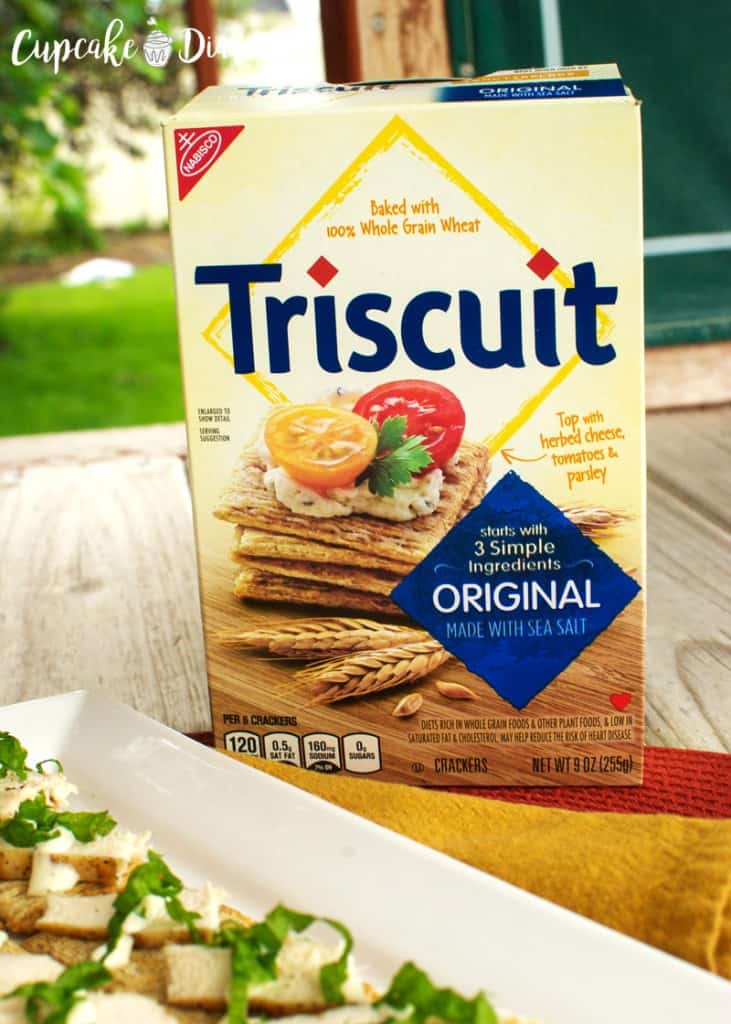 Chicken Caesar and Kale TRISCUIT Crackers - Cupcake Diaries