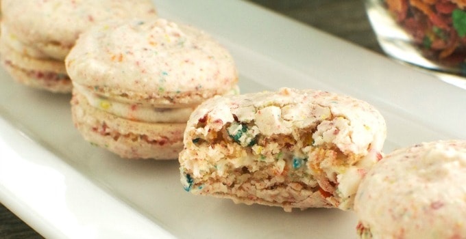 Fruity Cereal Macarons - Cupcake Diaries