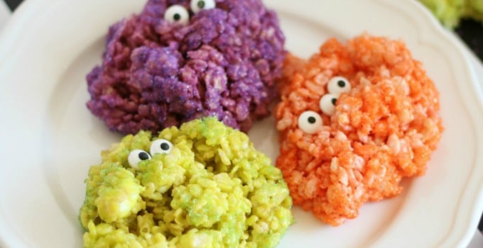 Monster Rice Krispie Treats - 30 Days of Halloween 2016: Day 5 ...
