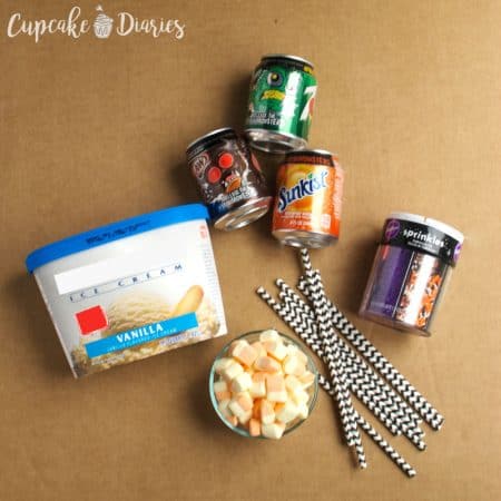 Halloween Soda Floats