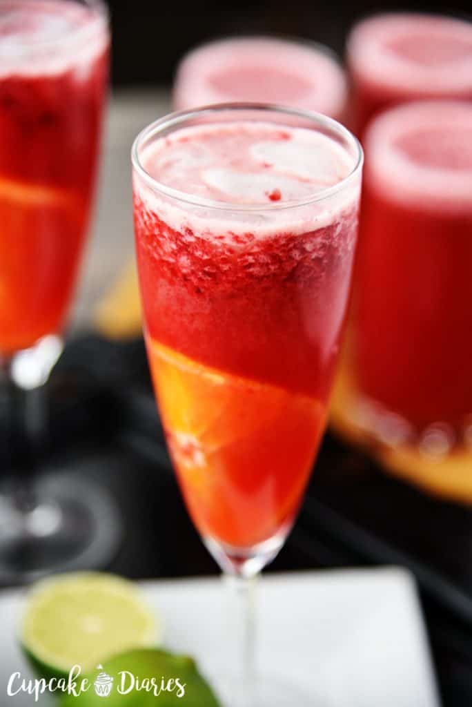 Raspberry-Orange Sparkling Punch - Cupcake Diaries