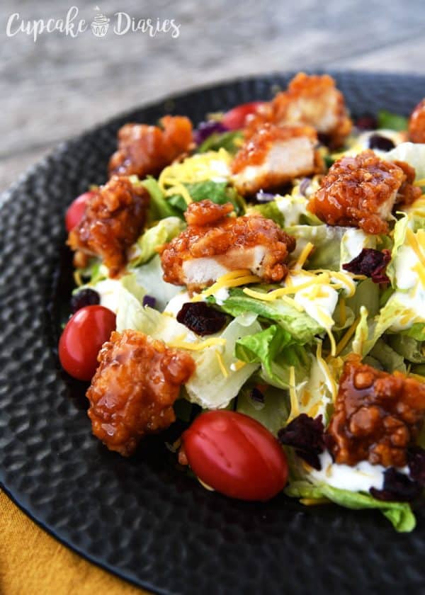 Copycat Winger’s Sticky Finger Salad - Cupcake Diaries