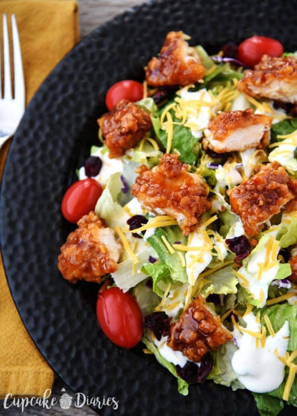 Copycat Winger’s Sticky Finger Salad - Cupcake Diaries