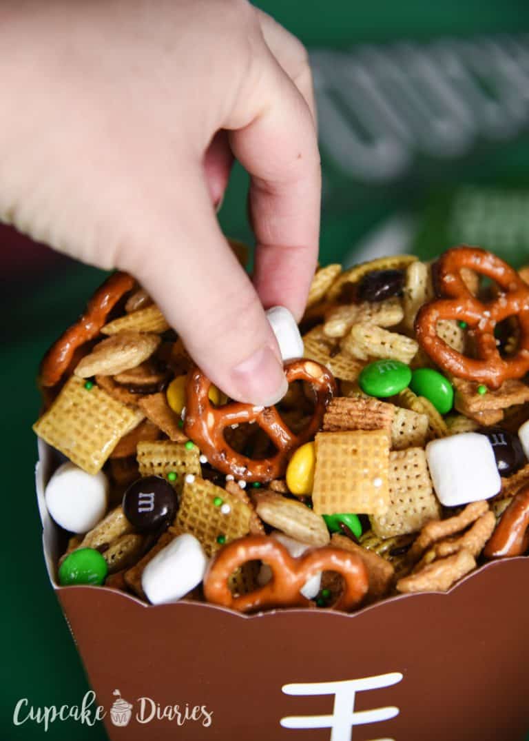 Football Chex Treat - Cupcake Diaries