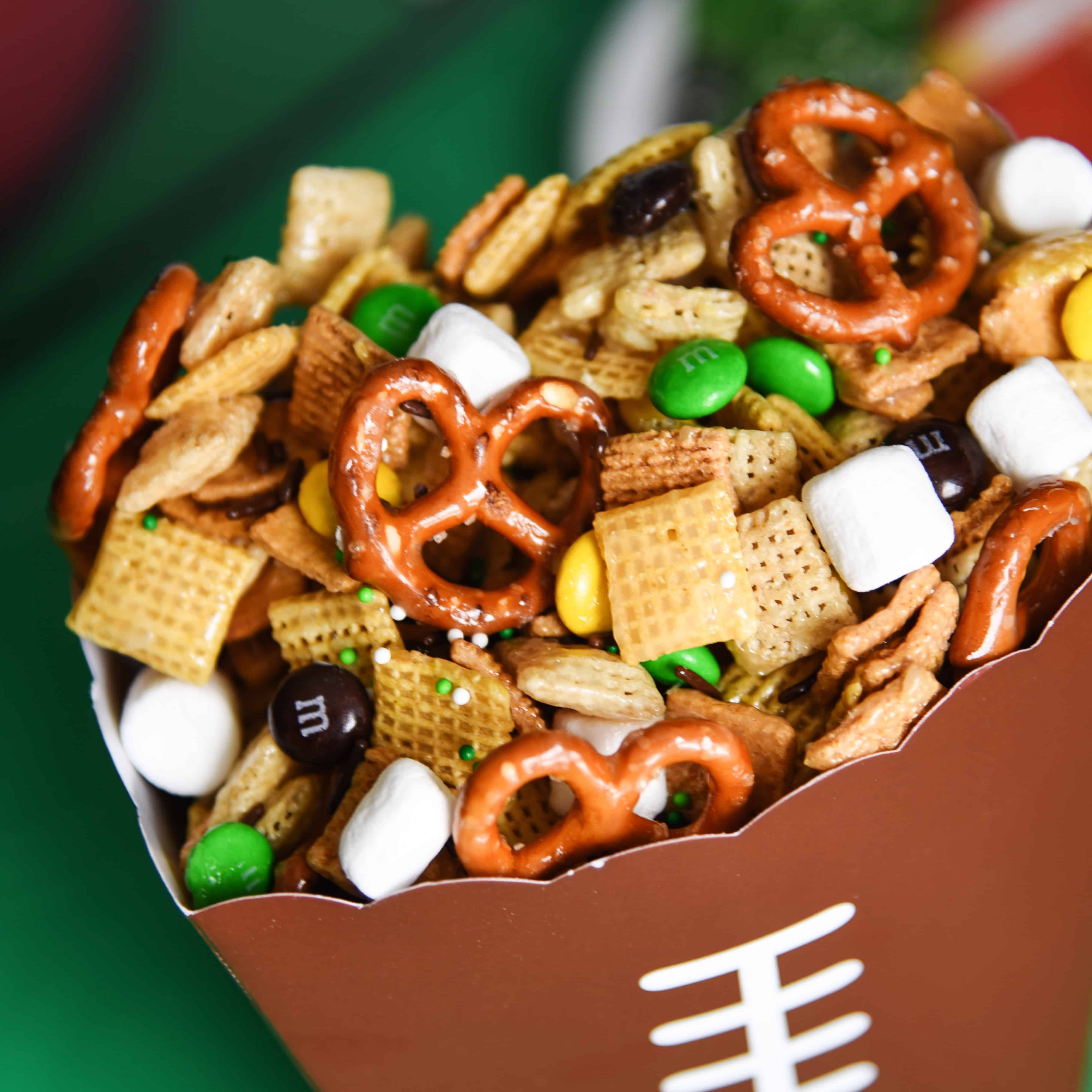 Football Chex Treat - Cupcake Diaries