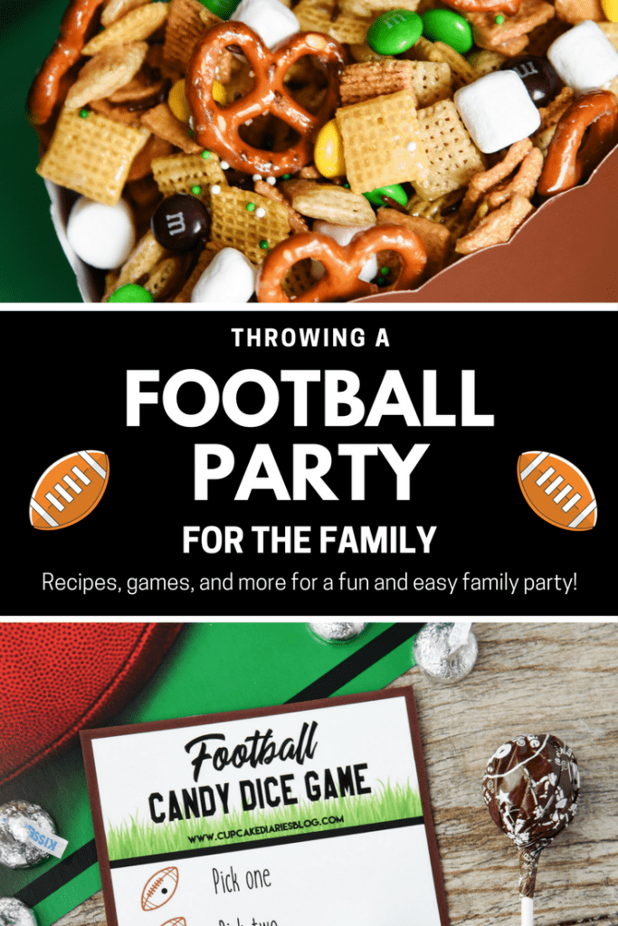 Throwing a Football Party for the Family - Cupcake Diaries