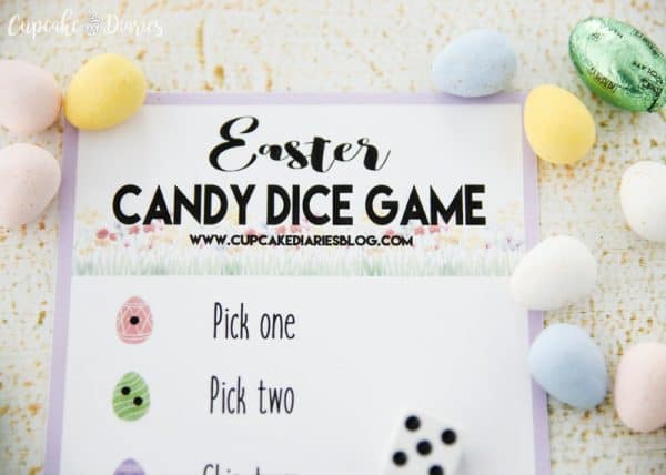 Easter Candy Dice Game