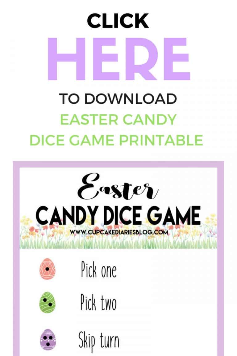 Easter Candy Dice Game