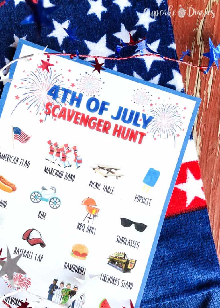 Fourth of July Scavenger Hunt for Kids