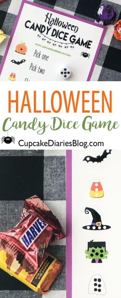Halloween Candy Dice Game - Cupcake Diaries