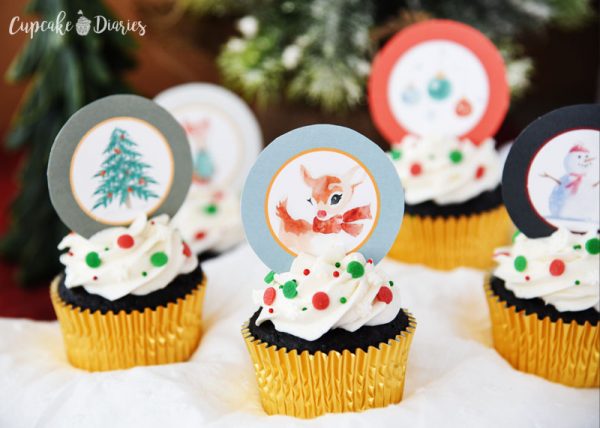 Rudolph and Friends Christmas Cupcakes - Cupcake Diaries
