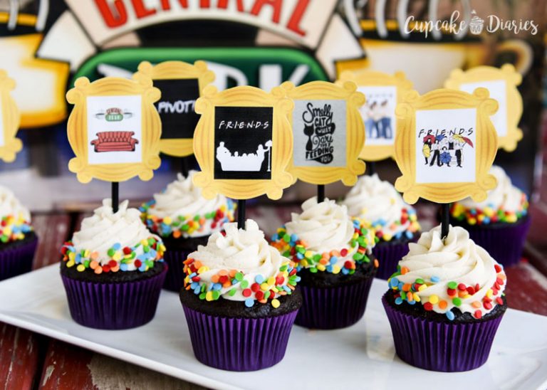 Friends TV Show Cupcakes and Toppers - Cupcake Diaries
