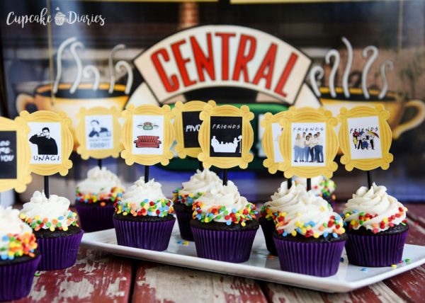 Friends TV Show Cupcakes and Toppers - Cupcake Diaries