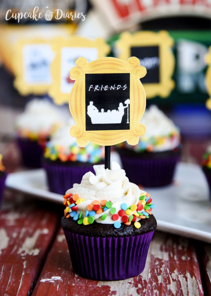 Friends TV Show Cupcakes and Toppers - Cupcake Diaries